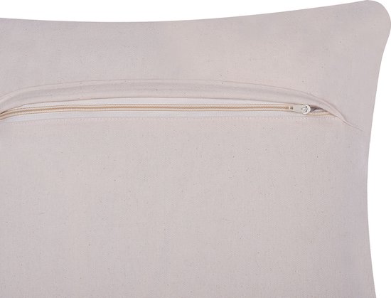 NEELOOR - Sierkussen - Grijs - 45 x 45 cm - Leer | bol