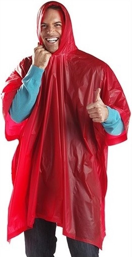 Fun & Feest Poncho - Blauw - One size | bol.com