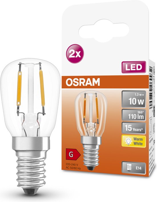 OSRAM SPECIAL T26 kleine LED speciale lamp, 1.3W, 110lm | bol