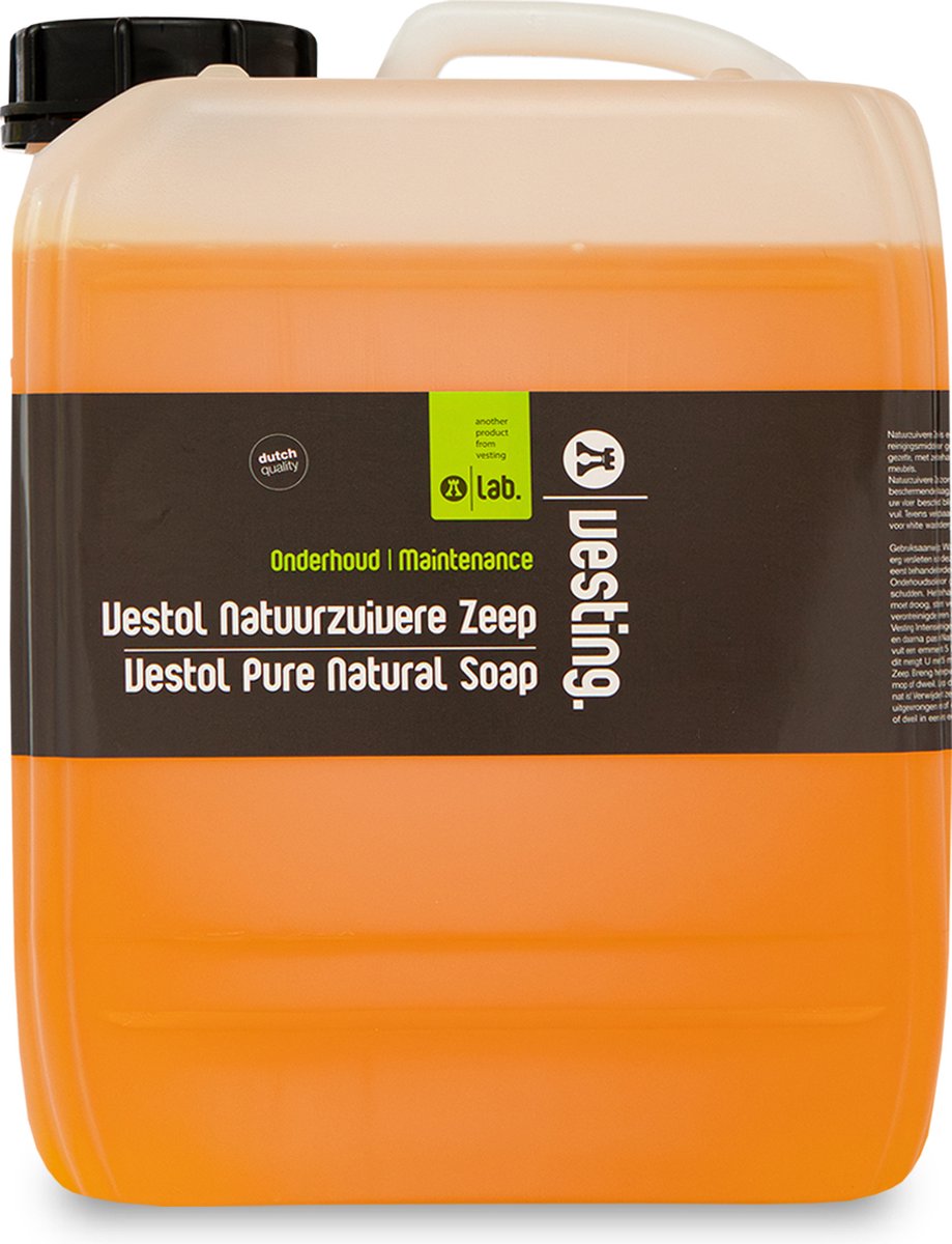 Vesting Natuurzuivere Zeep, 5 Liter , Parketzeep ,Natuurzeep,Houten ...