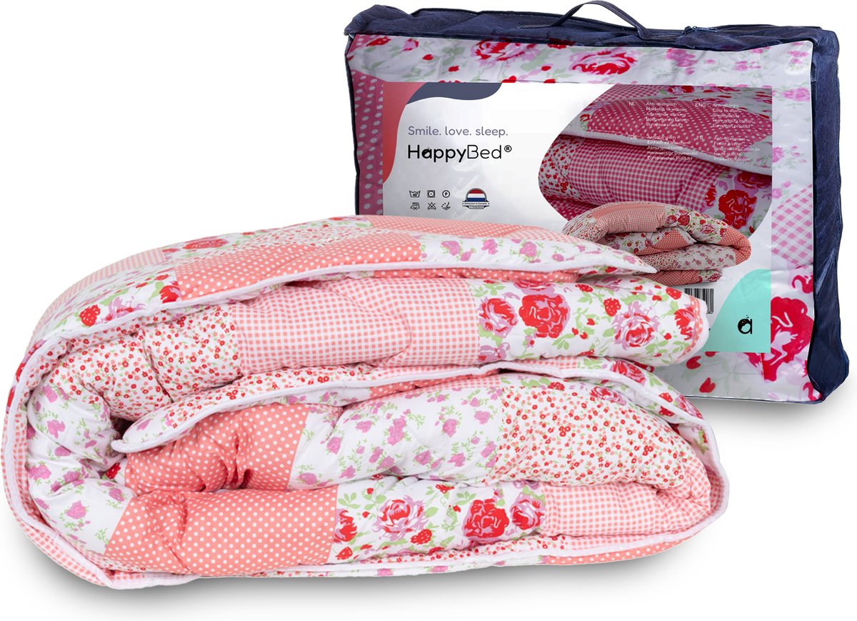 HappyBed | 140x200 cm - Één dekbed voor het hele jaar - Pinkpatch ...
