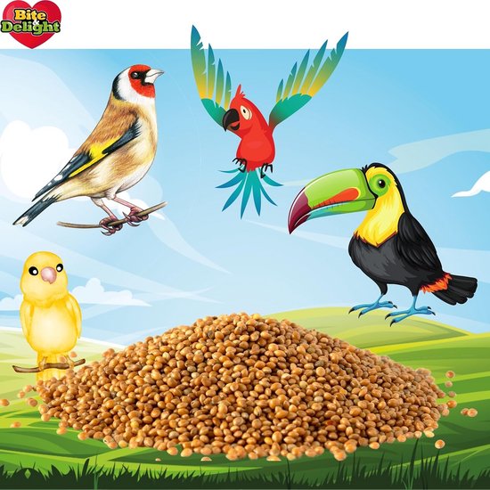 Premium Gele Millet Vogelvoer voor Valkparkieten en Grasparkieten ...