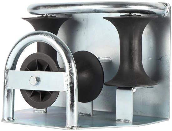 ORIT - Hoek-kabelroller - Kabelgeleider - Stalen frame - Gelagerd nylon ...