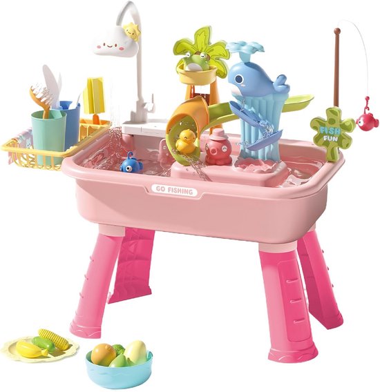 4-in-1 Watertafel voor Kinderen met Elektrische Kraan - Buitenspeelgoed ...