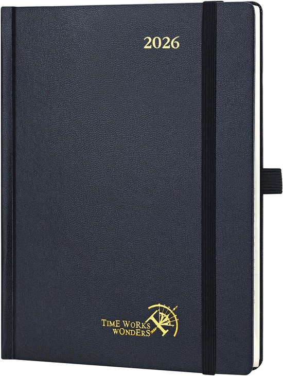 Weekplanner A5 Hardback 2026 - Agenda met Weekoverzicht en Zakagenda | bol
