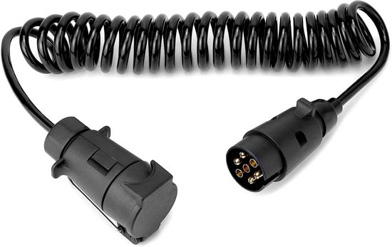 3m 7 Pin Trailer Lichtboard Verlengsnoer Opgerolde Man-vrouw Tow ...
