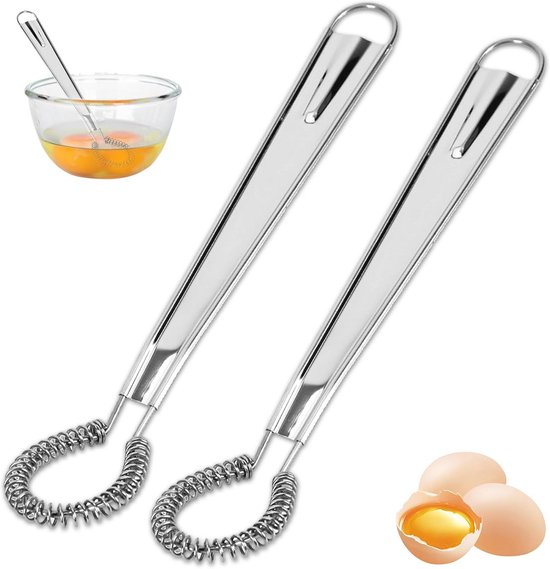Roestvrijstalen Keukengarde Set van 2 - Mini Garde en Spiraalgarde voor ...