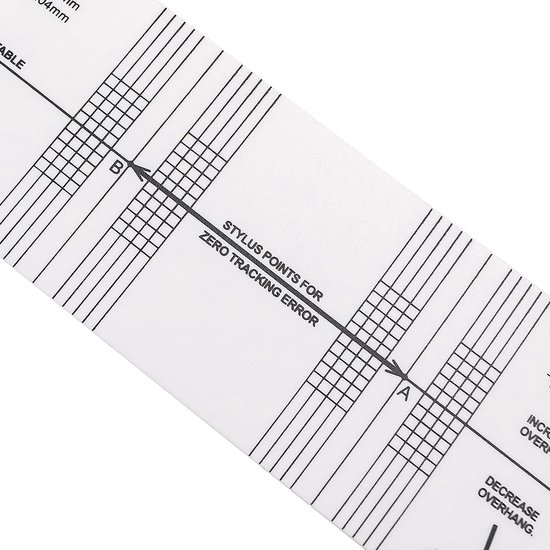 Cartridge Alignment Protractor - Protractor Record Calibration ...