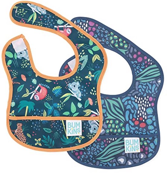 Starter baby slabben set voor 3-9 maanden (2 stuks) - waterdicht en ...