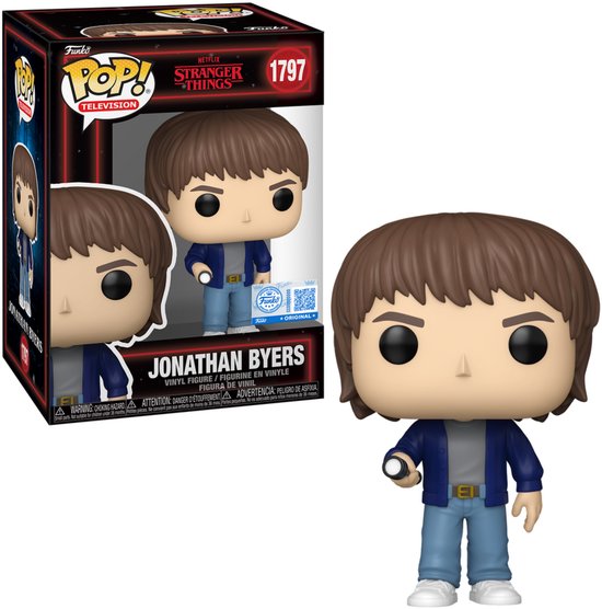 Funko POP! Stranger Things 1797 Jonathan Byers EXCLUSIVE | bol