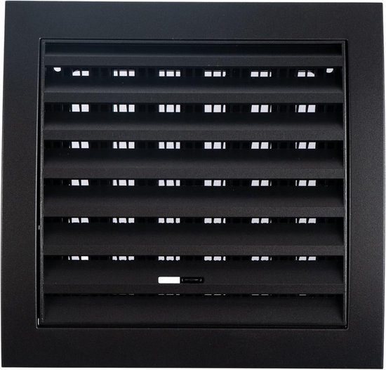 Wit Ventilatorrooster 140x300mm Kunststof Afsluitbaar met Insectenhor | bol