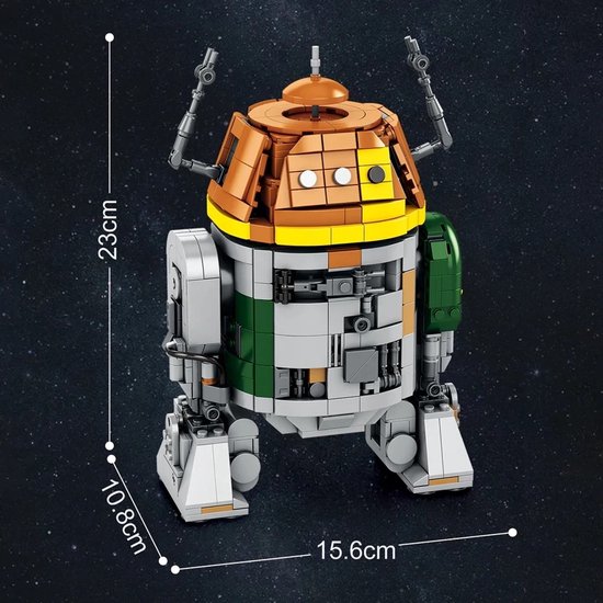 Robot Bouwstenen Set – Space War Assembly Model – 988 Stuks ...