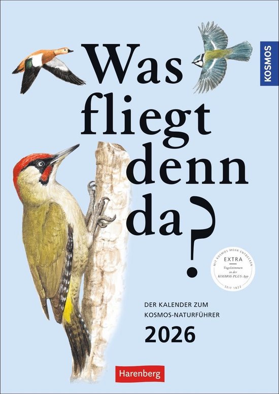 Weekkalender 2026 - Vogels van Nederland met Vogelgeluiden en ...