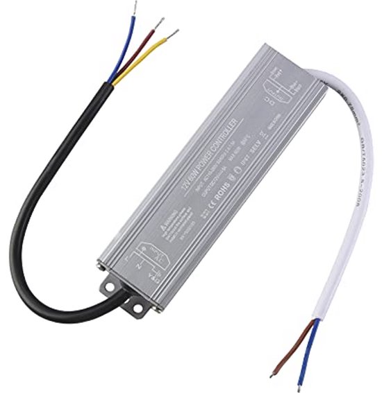 Waterdichte LED Driver 60W - 110V-260V AC naar 12V DC Voor LED ...