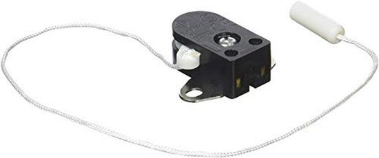 Mini Trekschakelaar voor Meubelverlichting - 2A, 250V - Wit | bol
