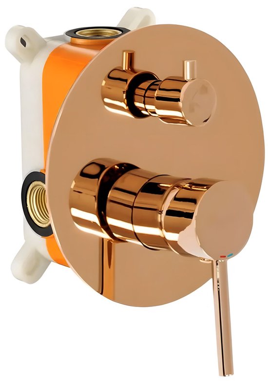 Rea Lungo + Box Robinet De Baignoire Cuivre 15X4,5X15Cm | bol