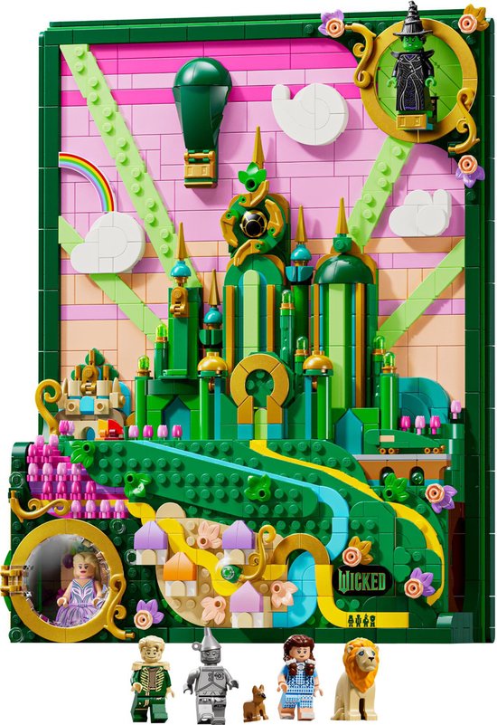 LEGO- Emerald City Muurkunst - LEGO Wicked - 75685 | bol