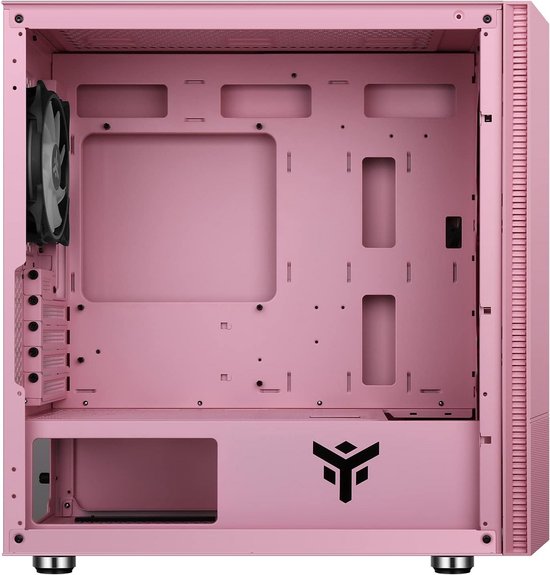 Gaming PC Behuizing Mini Tower Roze - MATX Ondersteuning, ARGB ...
