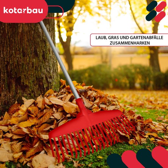 KOTARBAU Hark, Plastic 48 cm, Aluminium Steel, Extra-Click | bol