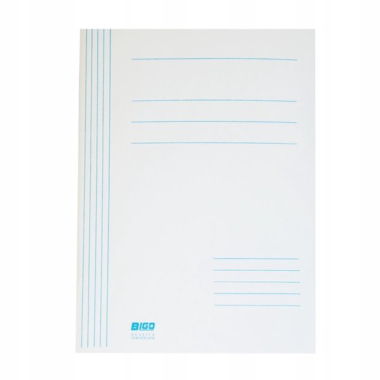Bigo Kartonnen Map A4 250g met Vouw - 1 Stuk | bol