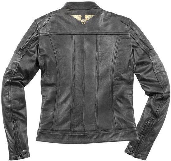 Black-Cafe London Shona II Dames Leren Motorjas - Maat L - Jas | bol