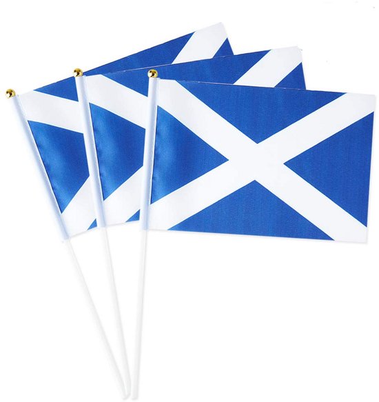 Scotland Mini Hand Hero Flags - 12 Pack | bol