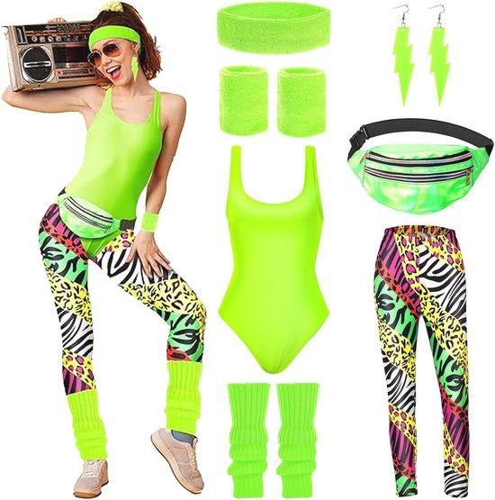 Jaren 80 Accessoires en Outfit voor Dames - Perfect voor Carnaval en ...
