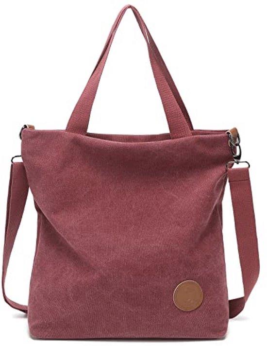 Grote Dames Schoudertas Tote Handtas voor School, Werk en Shopping | bol