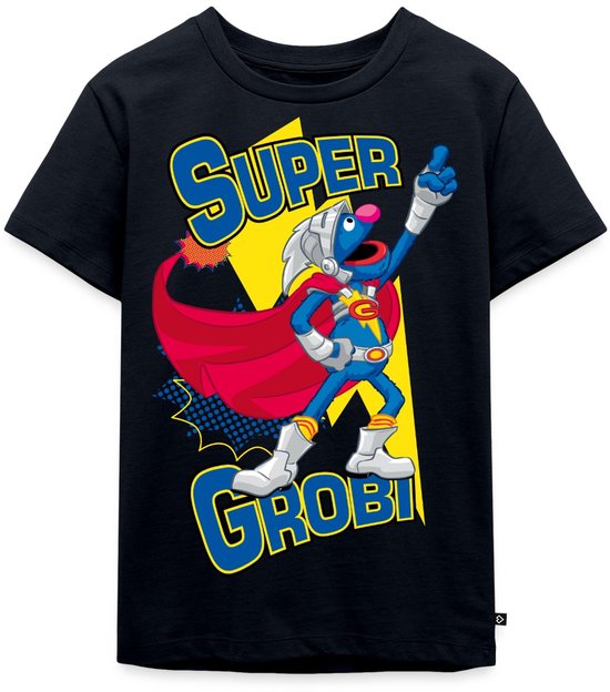 Sesamstraat Super Grobi Superheld Premium T Shirt Kinderen | bol