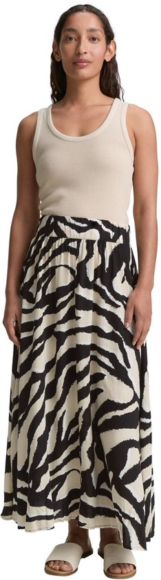 Tom Tailor Crinkle Effect Rok Beige 36 Vrouw | bol