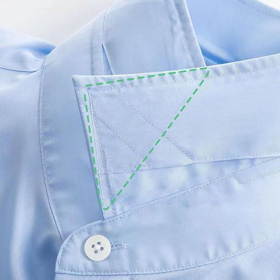 100 stuks kraag verstevigingen voor heren shirt - kraag brace patch ...