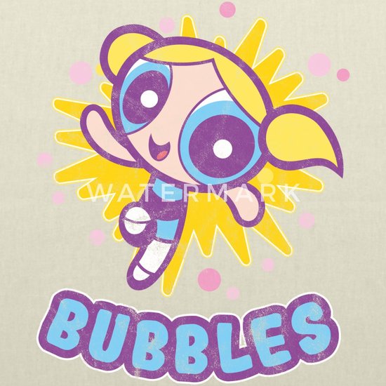Powerpuff Girls Bubbles Vintage Tas Van Stof Schoudertas | bol