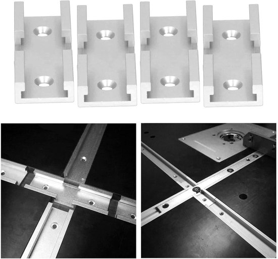 Cross Chute Aluminium T-Track Intersection Onderdelen DIY Projecten (4 ...