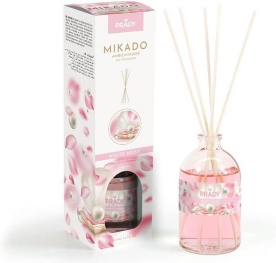 Mikado Geurstokjes Witte Muskus 100 ml - Langdurige en Elegante ...