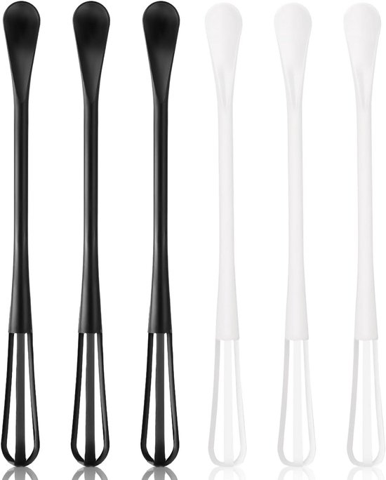 6 Mini Gardes Set voor Kloppen en Mixen - Kleine Garde met Lepel ...