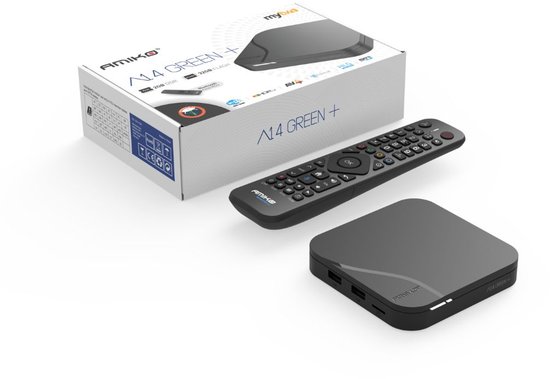 Amiko A14 Green+ 4K UHD Android Media Streaming Box | bol