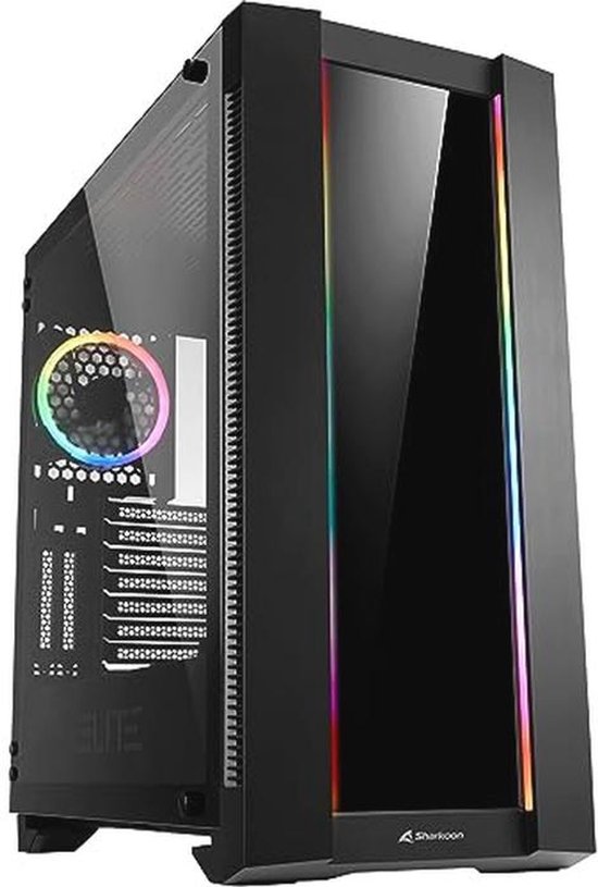 PC-behuizing met ARGB, RGB-bediening en veelzijdige ...