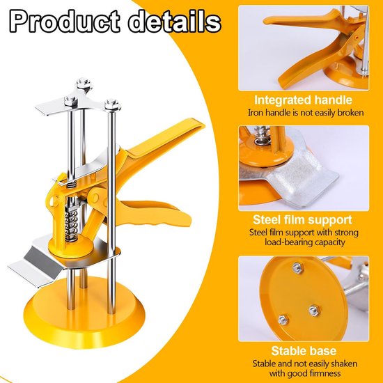 2 Pieces Tile Lifter, Three Pillars for Drywall, Adjustable Height ...