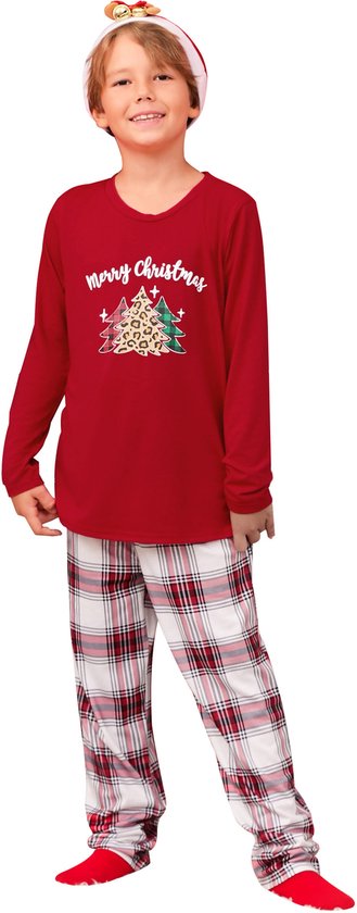 Kerst Familie Pyjama Kersttrui Familie Set Lange Mouw Tops + Broek met ...