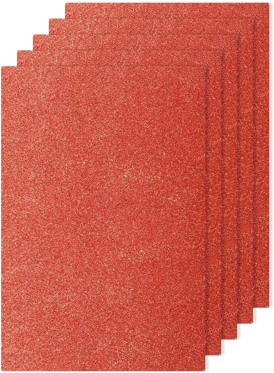 Schuimplaten - knutselen - zelfklevend - rode - EVA - schuim - dun ...