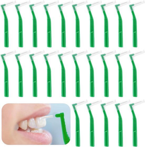 25 Stuks Interdentale Ragers Set in 5 Maten voor Tussen Tanden en ...