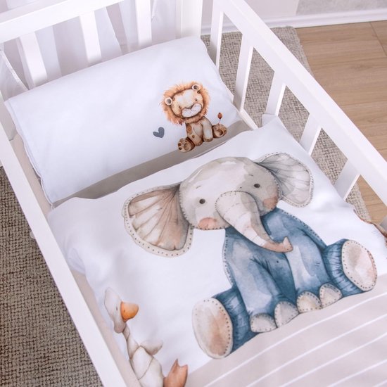 Babymatieset Cuddle Crew Katoen Dekbedovertrek en Kussensloop | bol