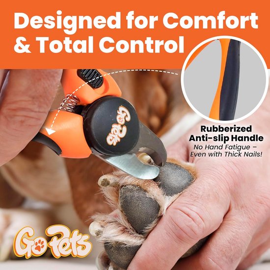 Professionele Nagelknipper voor Honden en Katten met Veiligheidsstop | bol