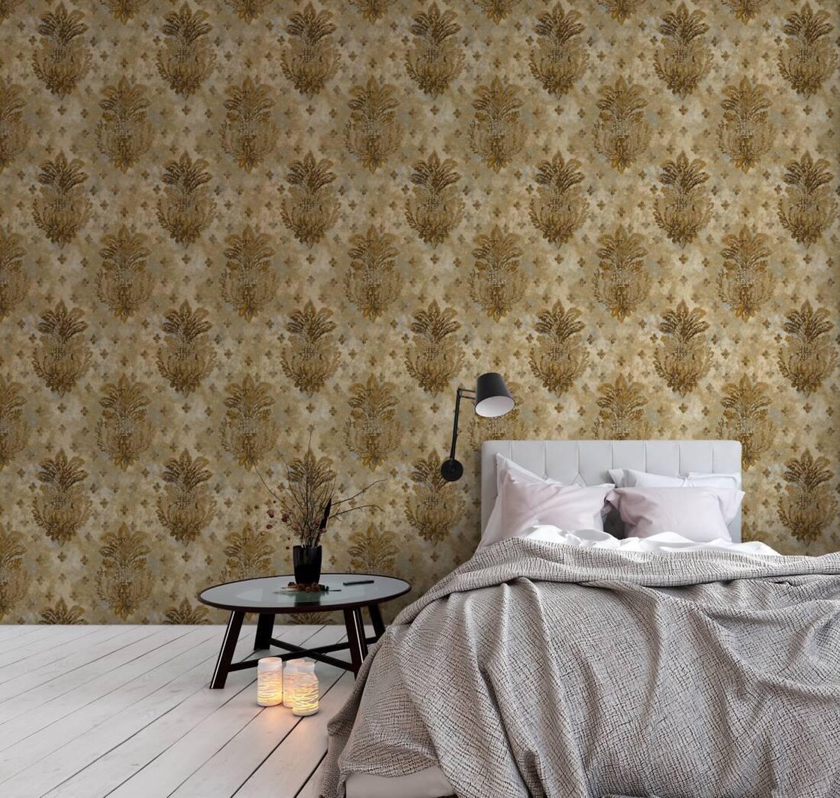 KLASSIEK BEHANG - Beige Bruin - AS Creation Boho Love | bol.com