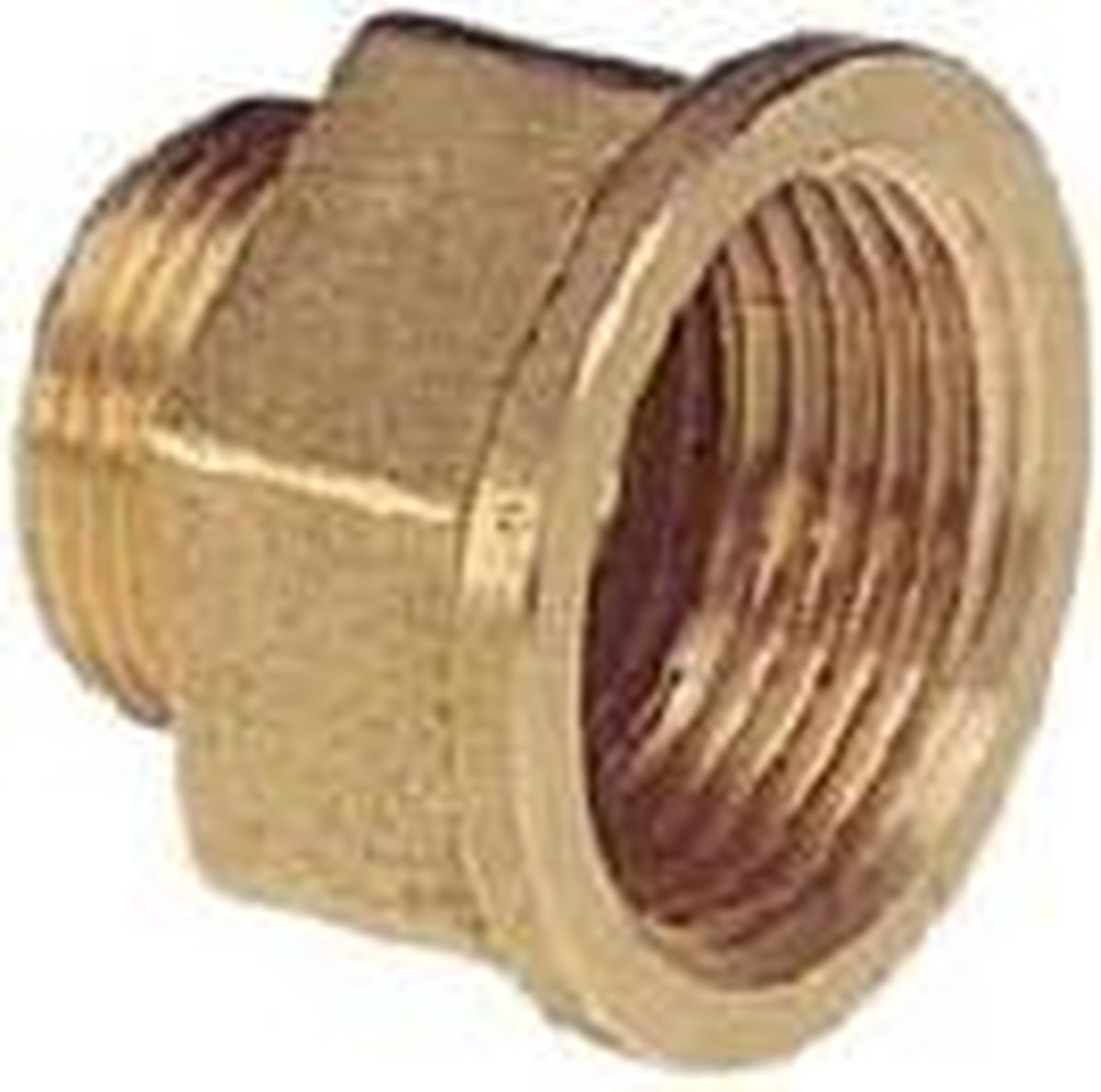 Verloop Nippel Female/Male messing (schroefdraad: 3/4'' - 1'') per stuk (GS30197) | bol.com