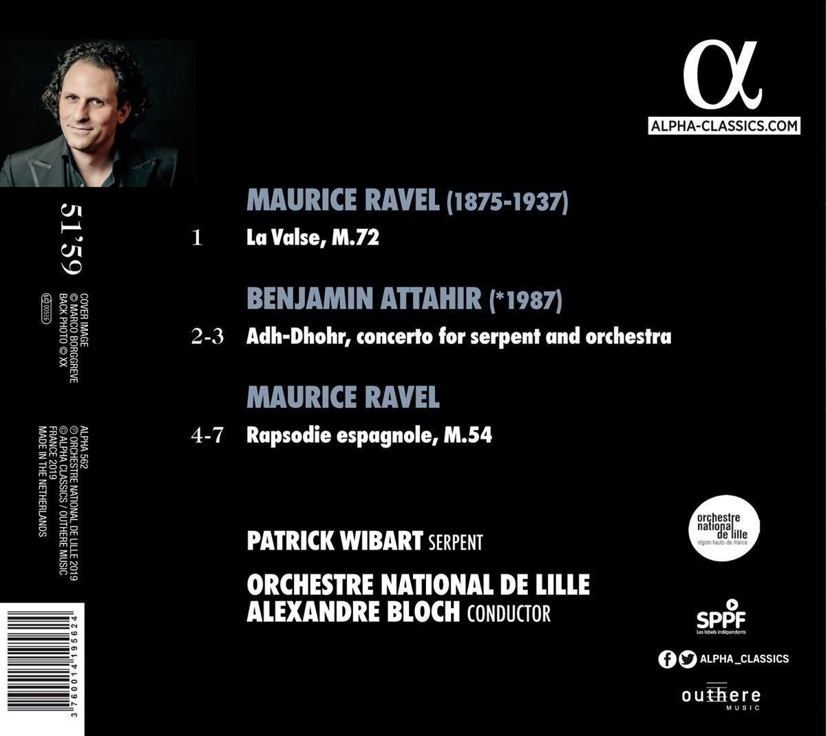 Orchestre National De Lille - Patrick Wibart - Ale - Valse & Rapsodie ...