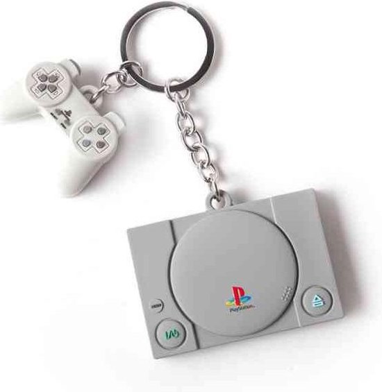 Playstation - Console & Controller 3D Rubber Keychain | bol.com