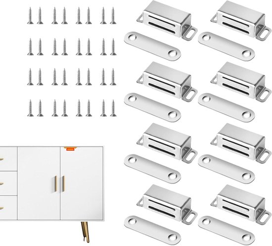 Allecto Plus - Magnetische deursnapper set - Sterke magneet voor ...