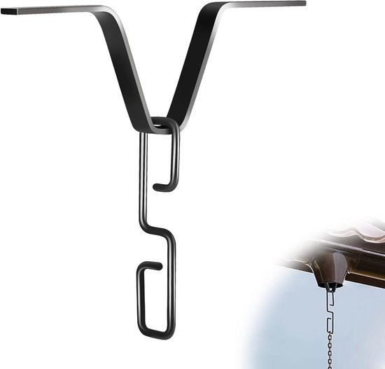 1 delige set - regenkettinghaak - regenketting clip voor goot adapter ...