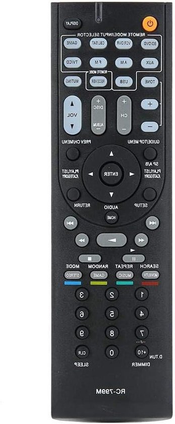 Titel: Afstandsbediening voor tv, vervangende afstandsbediening RC-799M - Universele... | bol